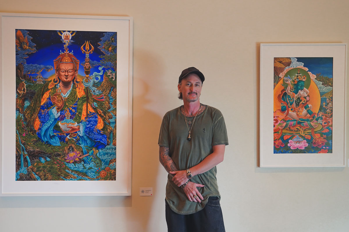 Luke Brown Visionary Artist At Kamalaya Wellness Sanctuary